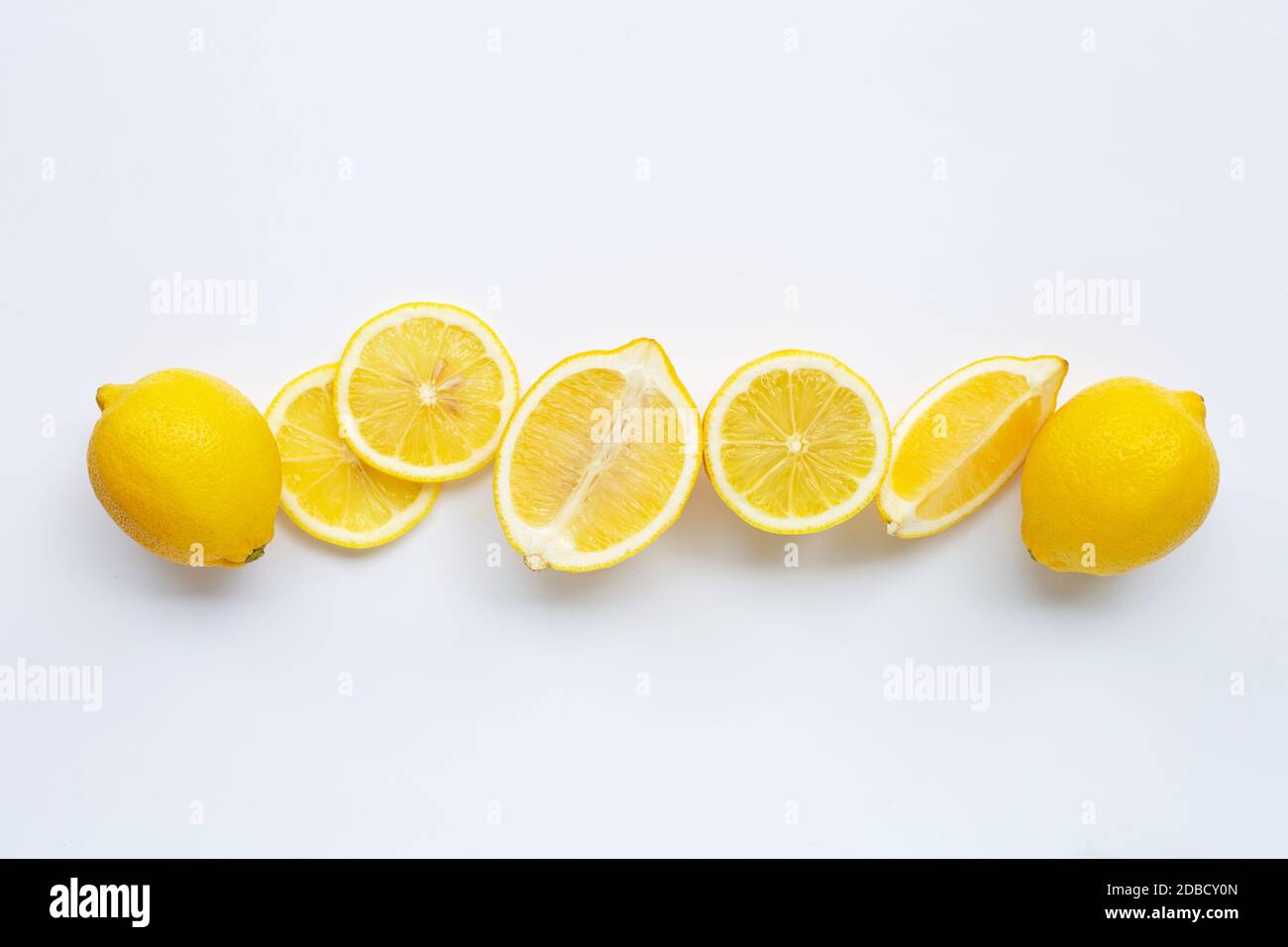 Top view bunch lemons hi-res stock photography and images - Alamy