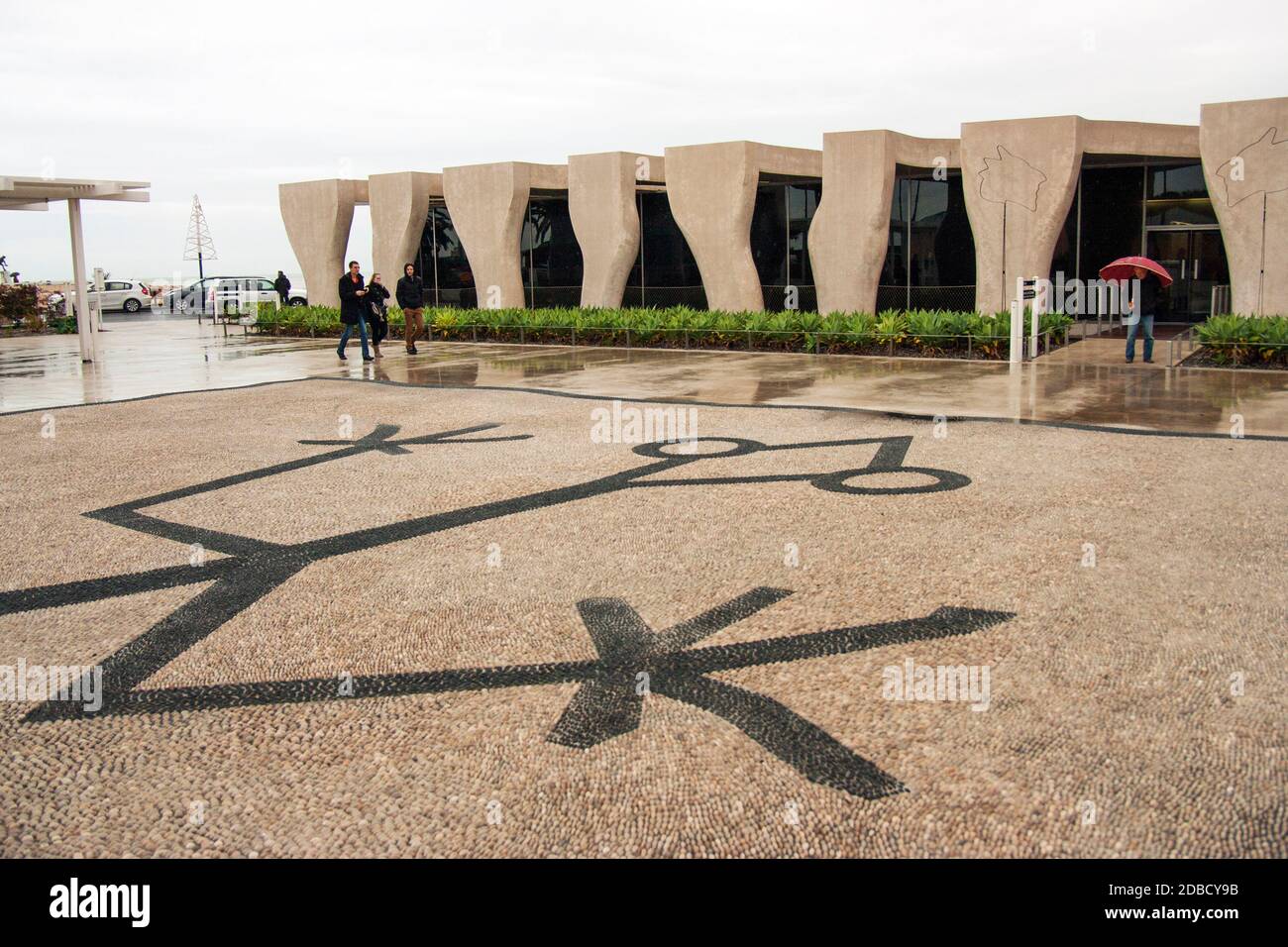 Visitors in the Jean Cocteau Museum Collection Severin Wunderman Stock ...