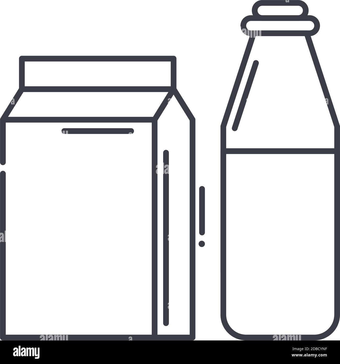 Provisions icon, linear isolated illustration, thin line vector, web ...