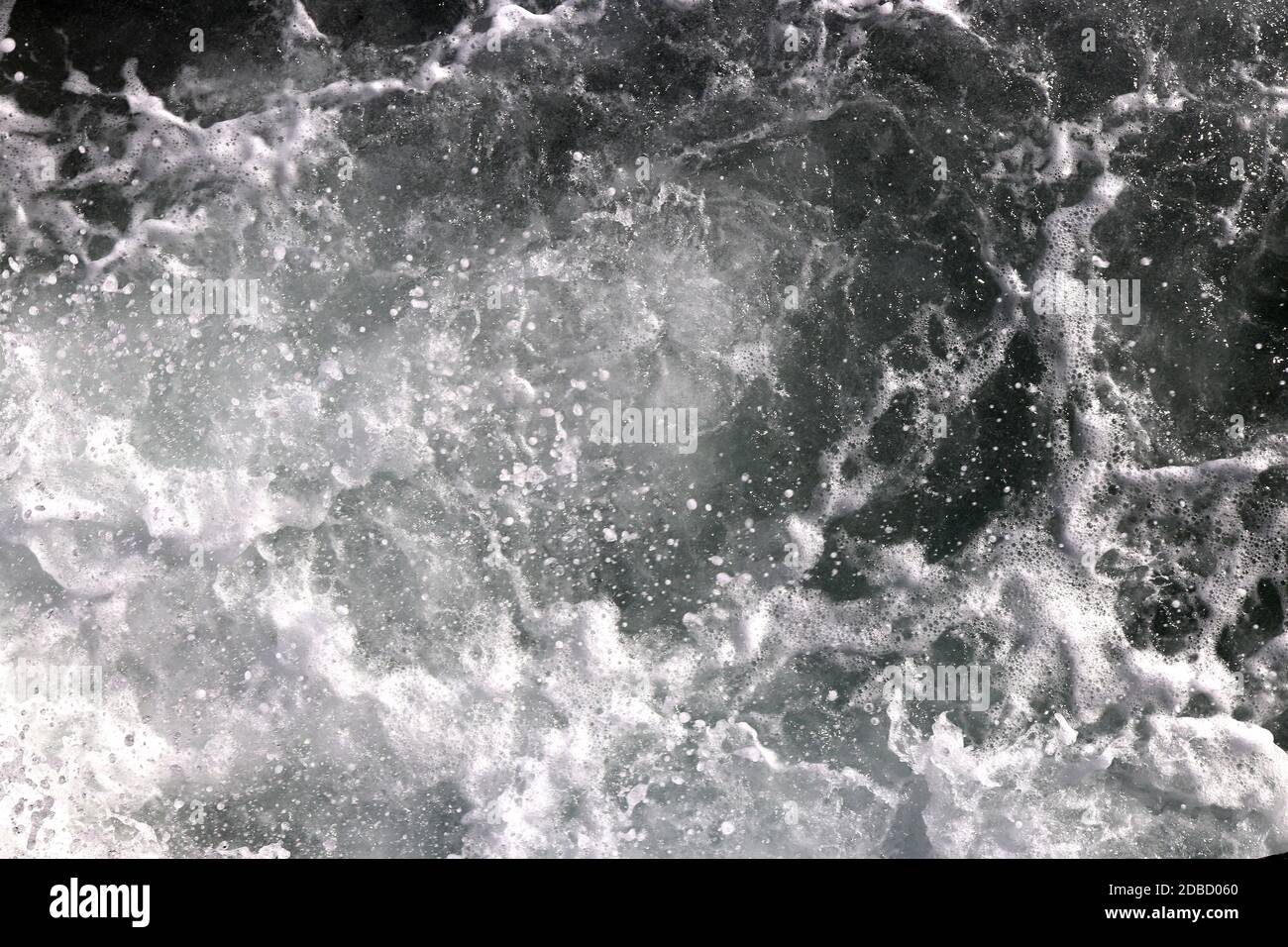 Sea wave foam texture. Marine aqua motion surface background. Outdoor ...