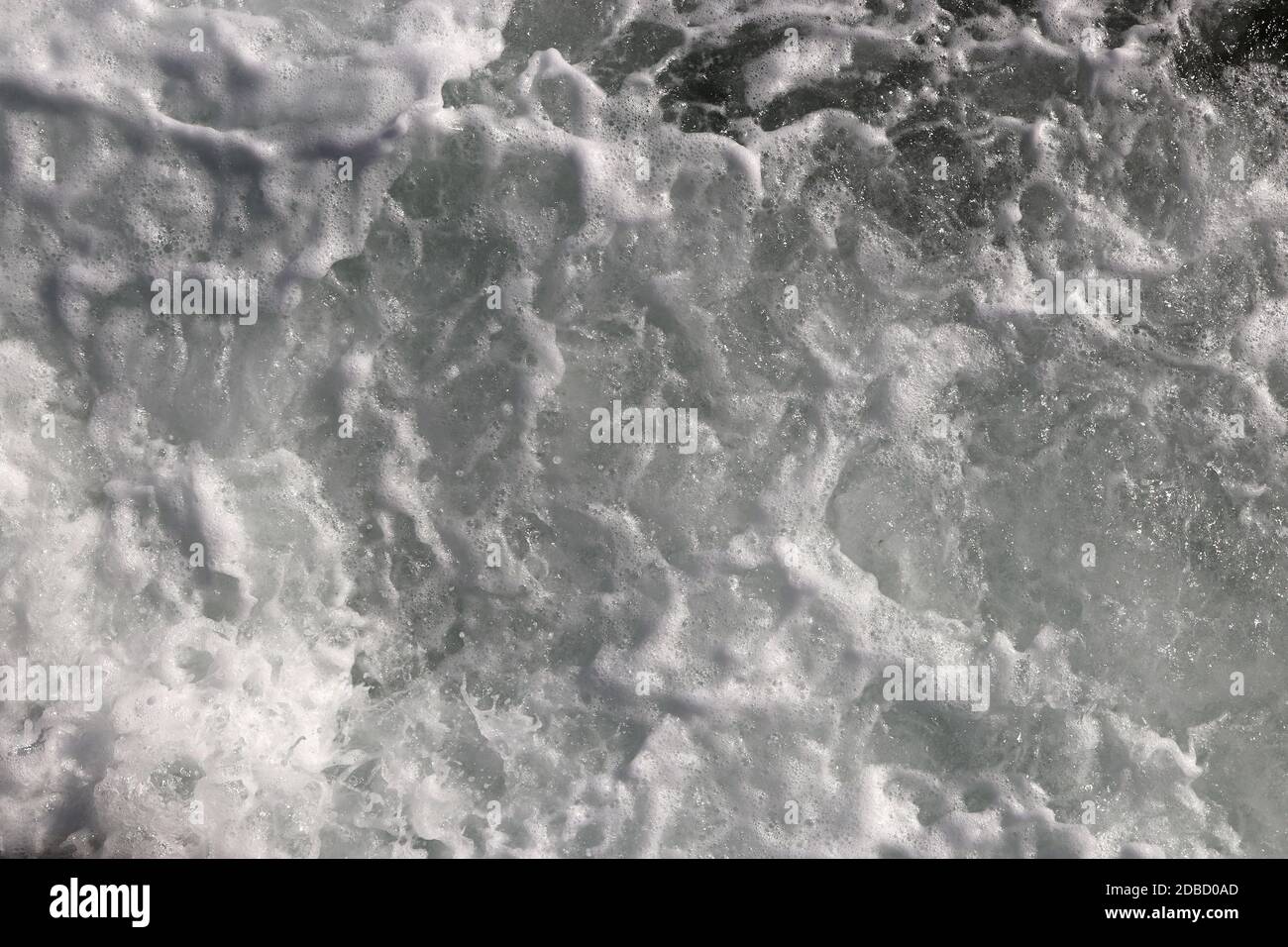 Outdoor water froth swirls backdrop. Sea wave foam texture. Marine aqua ...