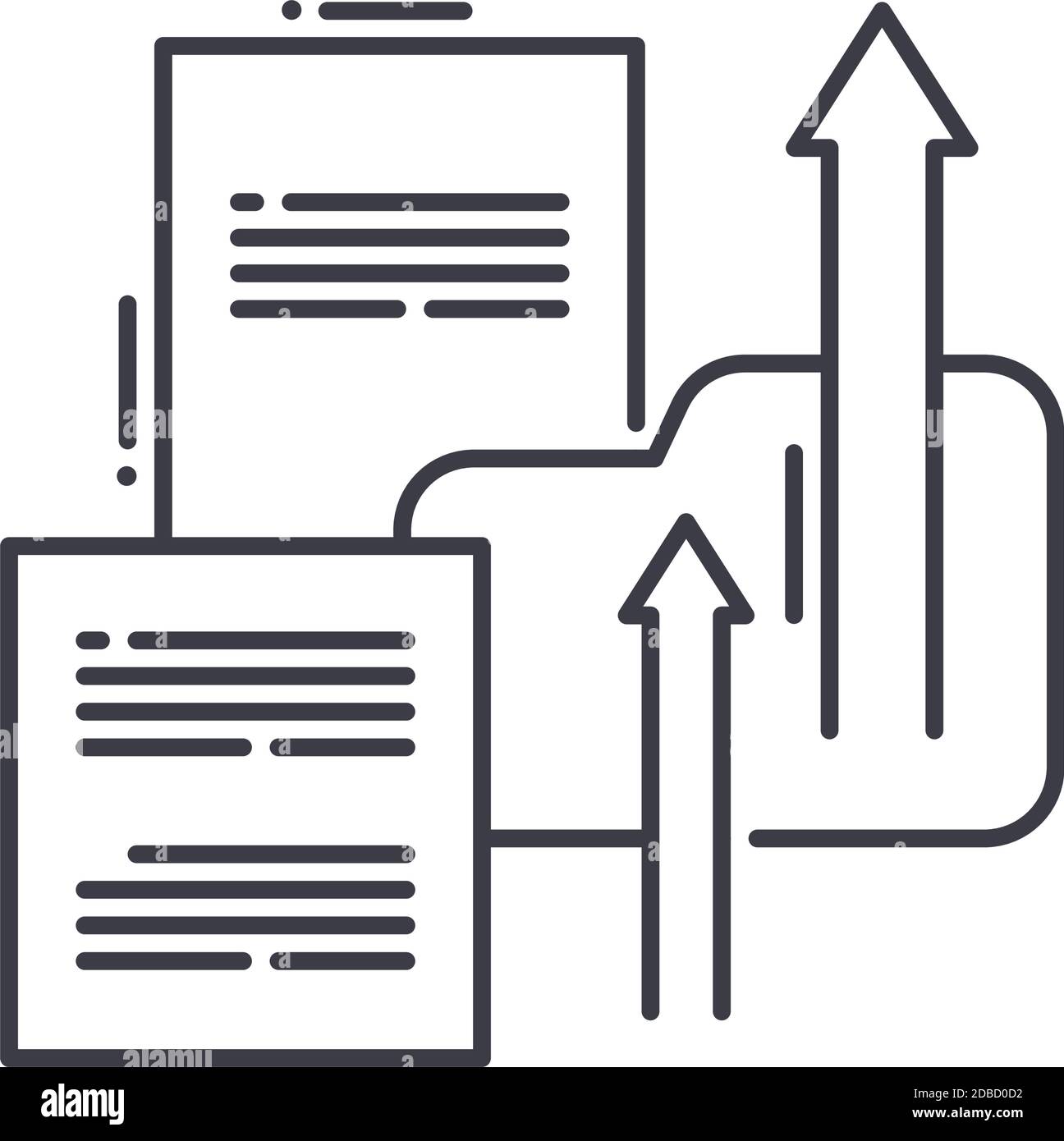 Reveal Icon Linear Isolated Illustration Thin Line Vector Web Design