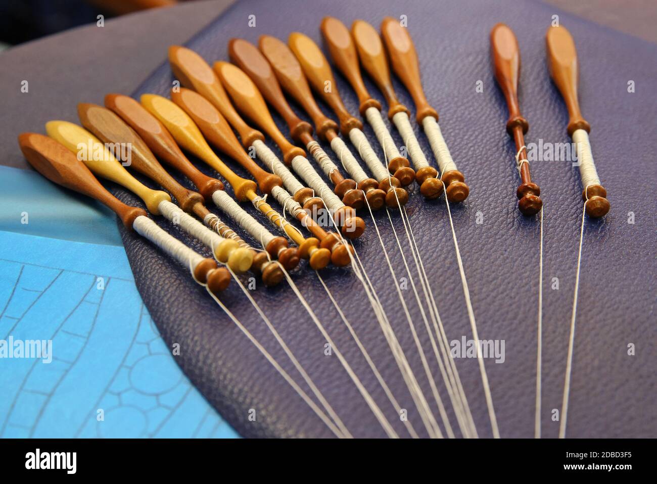 Lace weaving hi-res stock photography and images - Alamy