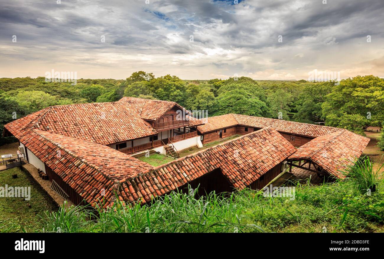 La Casona historic site in Santa Rosa National Park in Costa Rica Stock ...