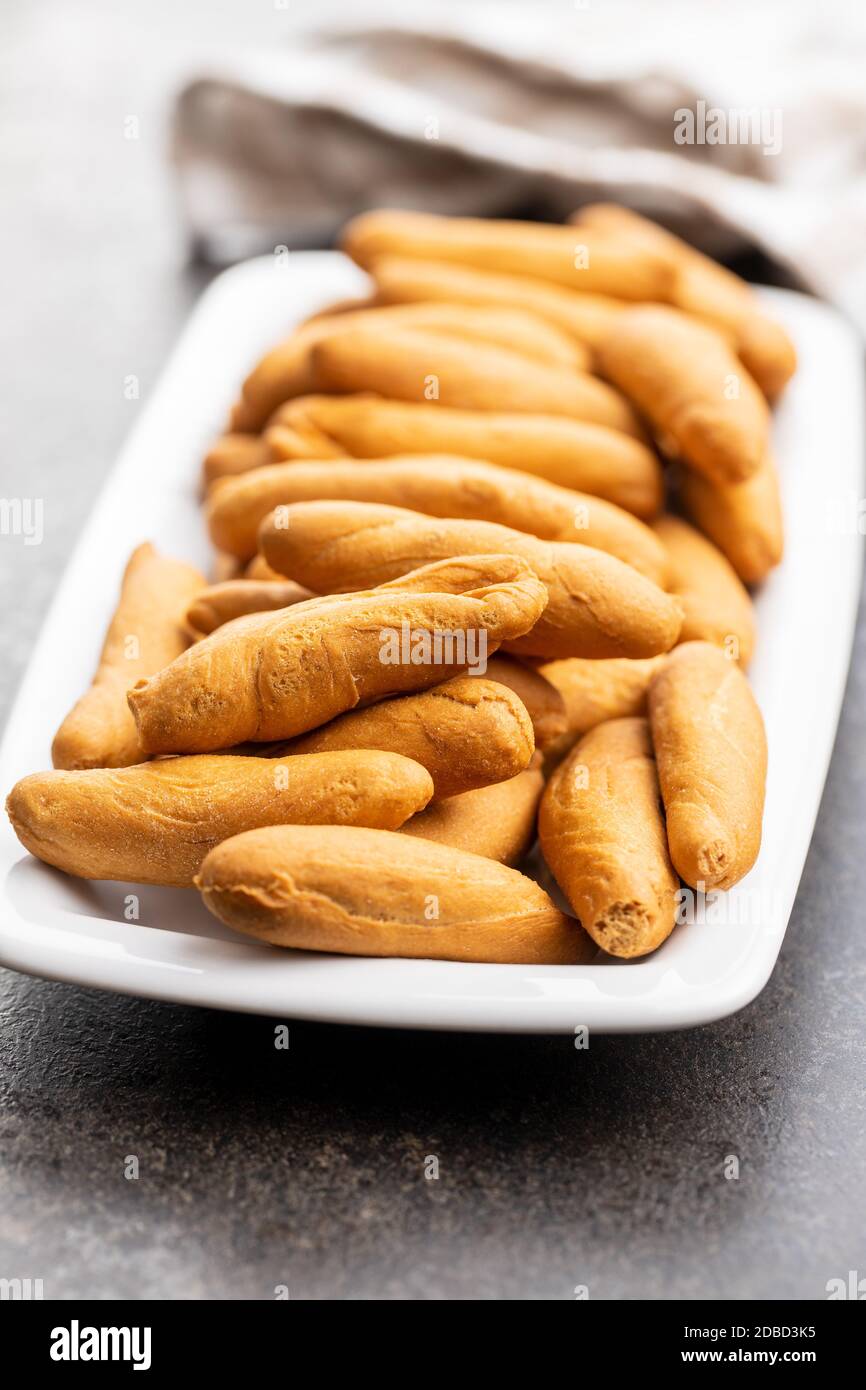 Mini baguette on plate hi-res stock photography and images - Alamy