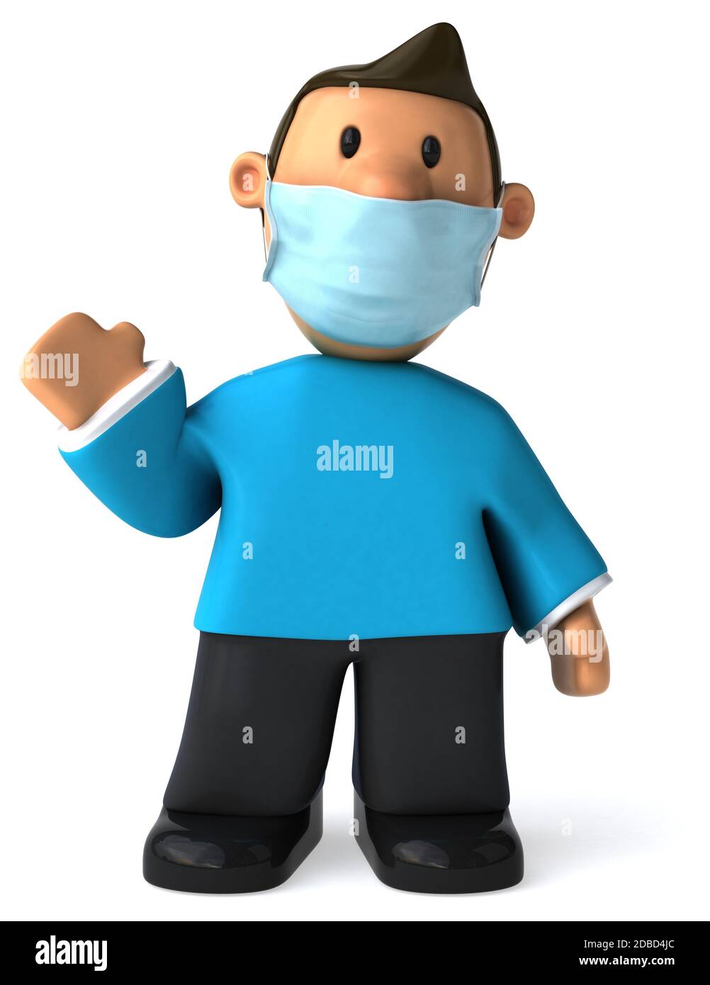 3D Illustration of a cartoon man Stock Photo - Alamy