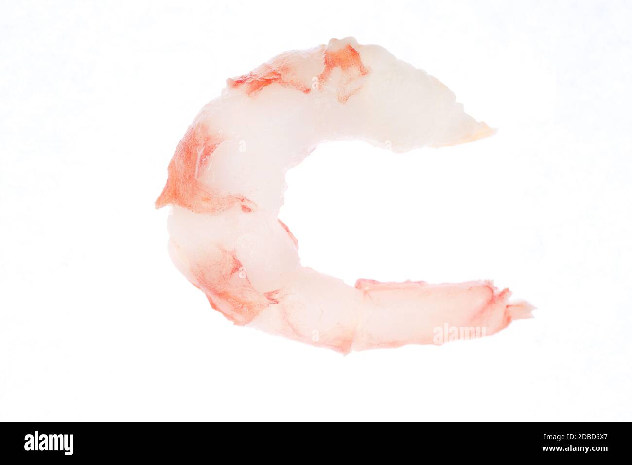 Boiled peeled shrimp prawns Cut Out Stock Images & Pictures - Alamy