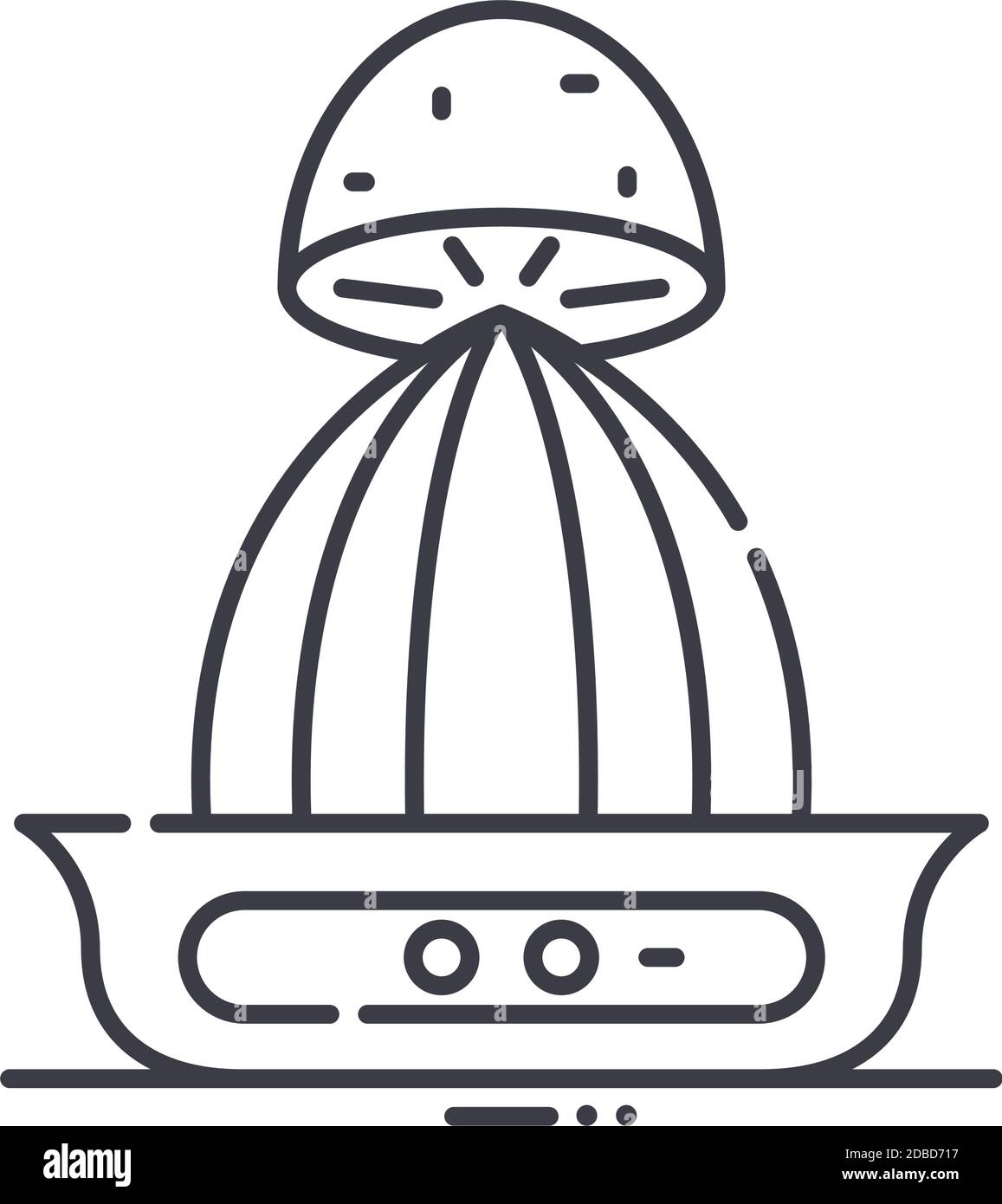 Juicer icon, linear isolated illustration, thin line vector, web design ...