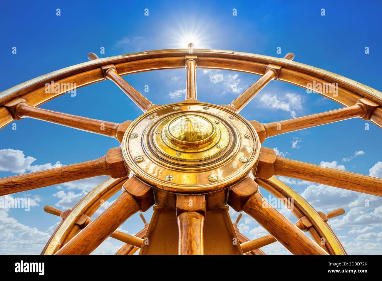 Cruise ship captain wheel hi-res stock photography and images - Alamy