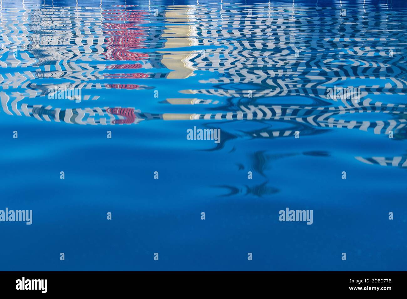 colorful reflections at a pool Stock Photo - Alamy
