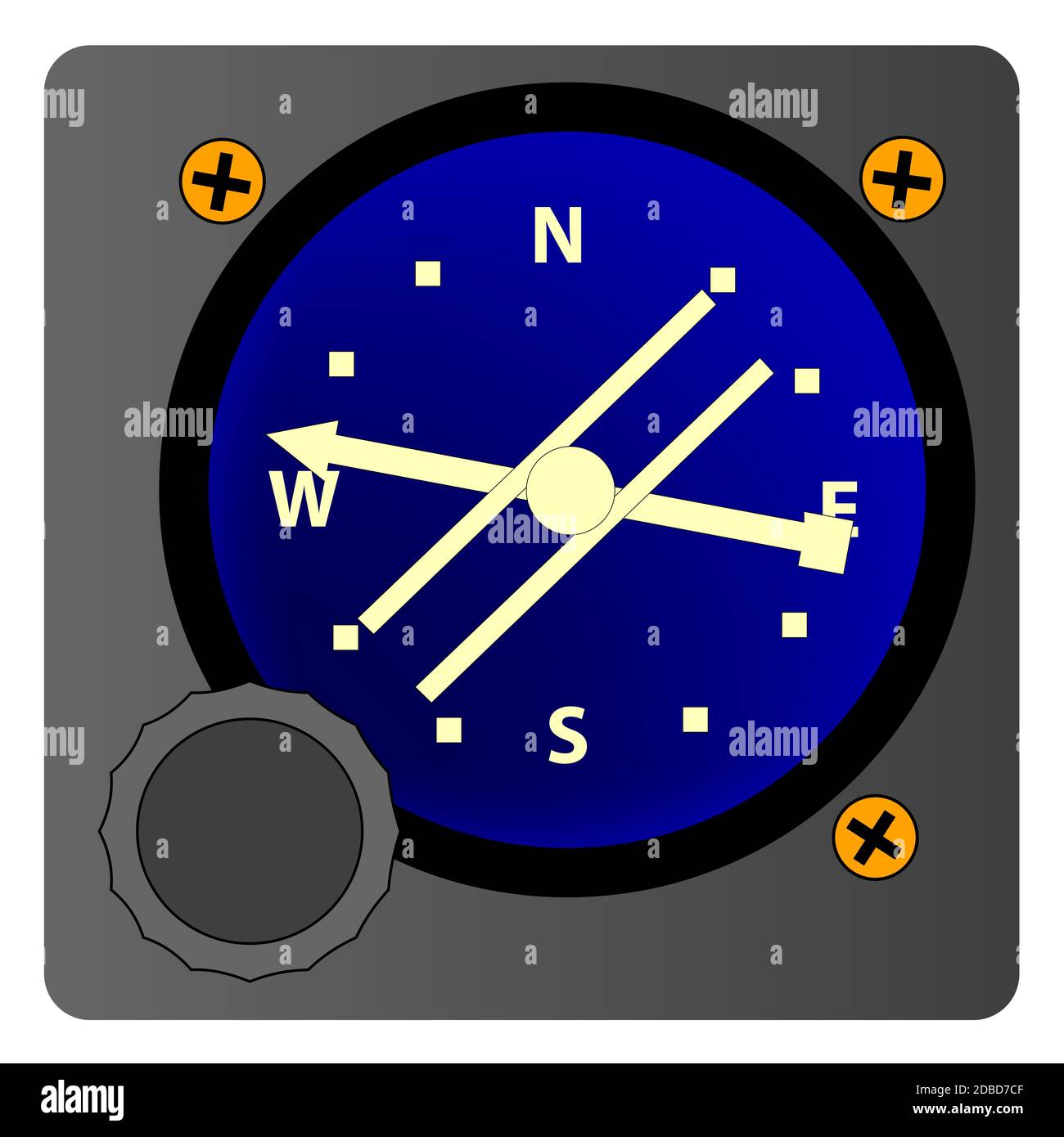 A compass isolated over white Stock Photo - Alamy