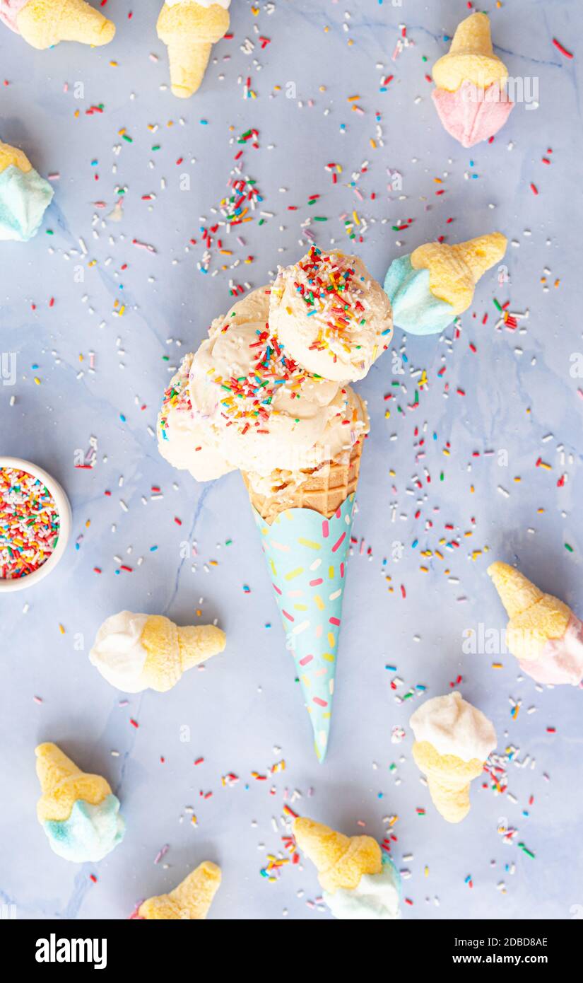 Funfetti waffles hi-res stock photography and images - Alamy