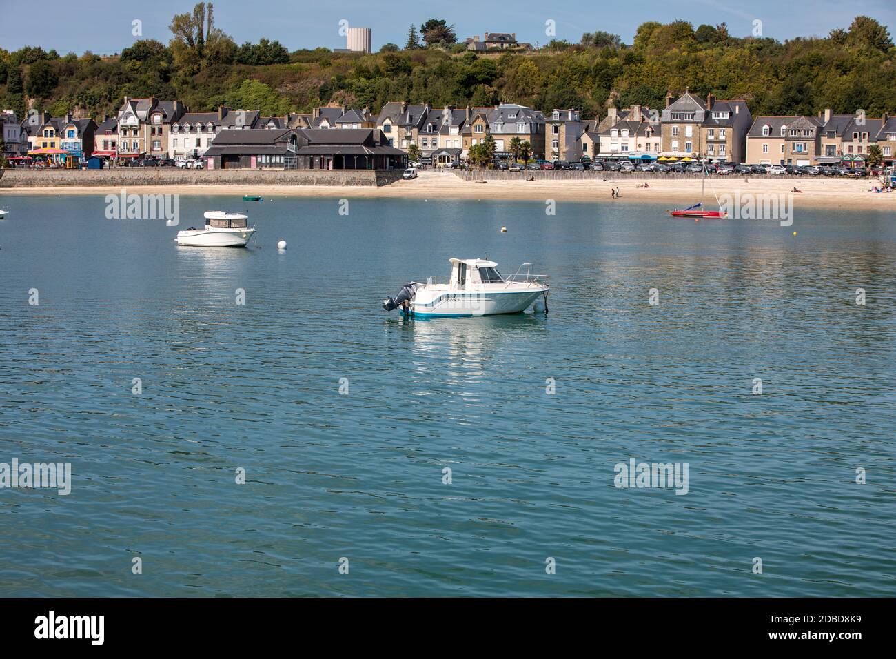 Cancale, France - September 15, 2018: Cancale, fishing port and famous ...