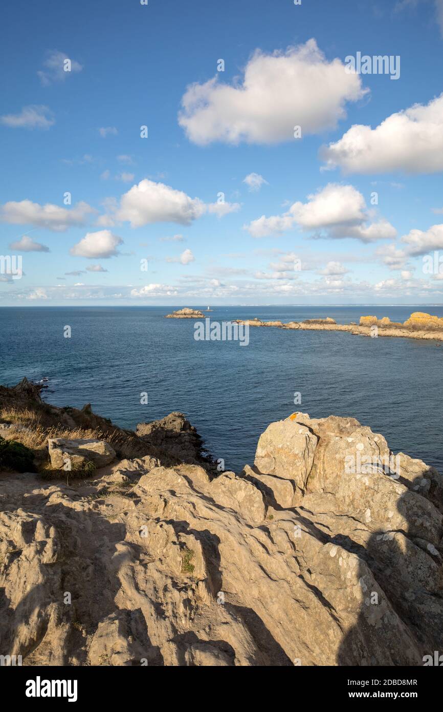 Pointe du Grouin in Cancale. Emerald Coast, Brittany, France Stock ...