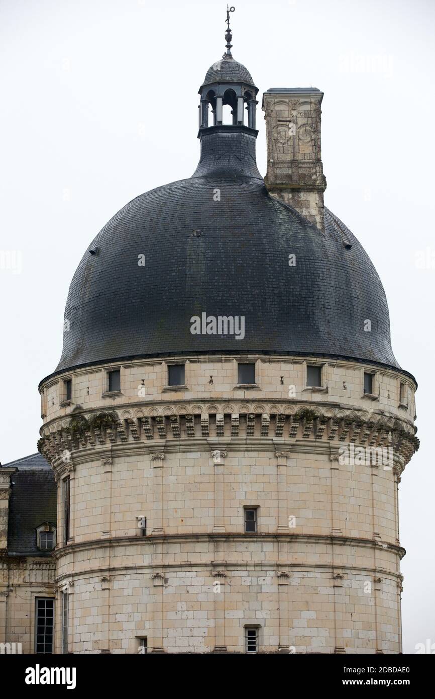 Valencay castle in the valley of Loire, France Stock Photo - Alamy
