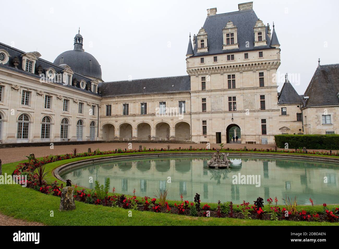Valencay castle in the valley of Loire, France Stock Photo - Alamy