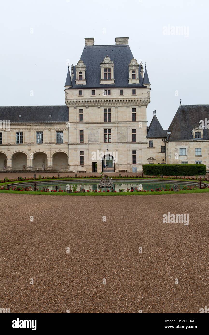 Valencay castle in the valley of Loire, France Stock Photo - Alamy