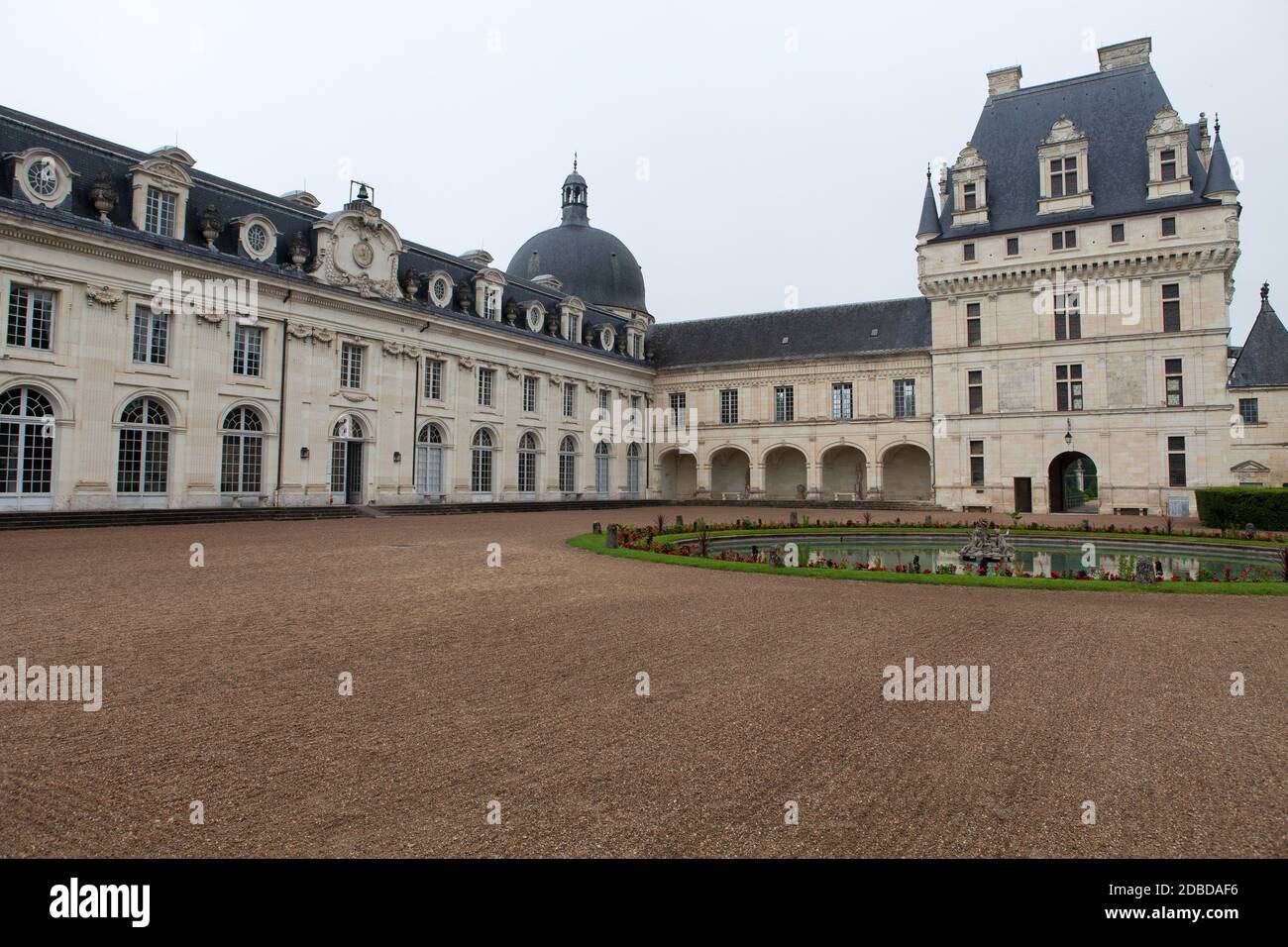 Valencay castle in the valley of Loire, France Stock Photo - Alamy
