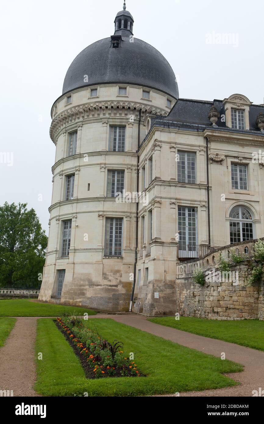 Valencay castle in the valley of Loire, France Stock Photo - Alamy