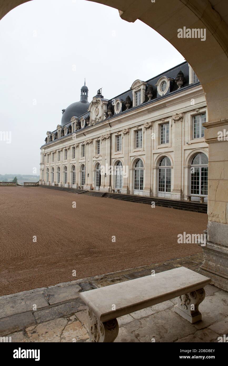 Valencay castle in the valley of Loire, France Stock Photo - Alamy