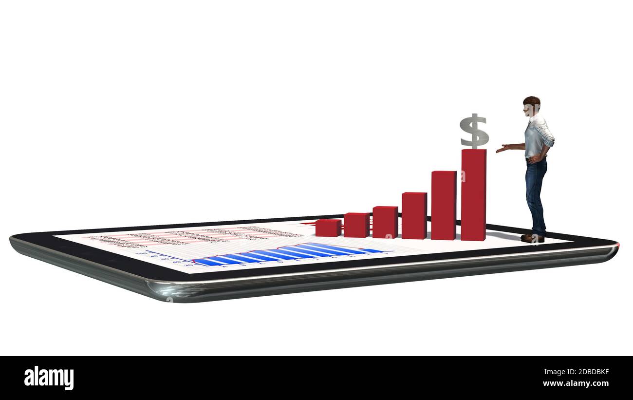 Statistic sales Cut Out Stock Images & Pictures - Alamy