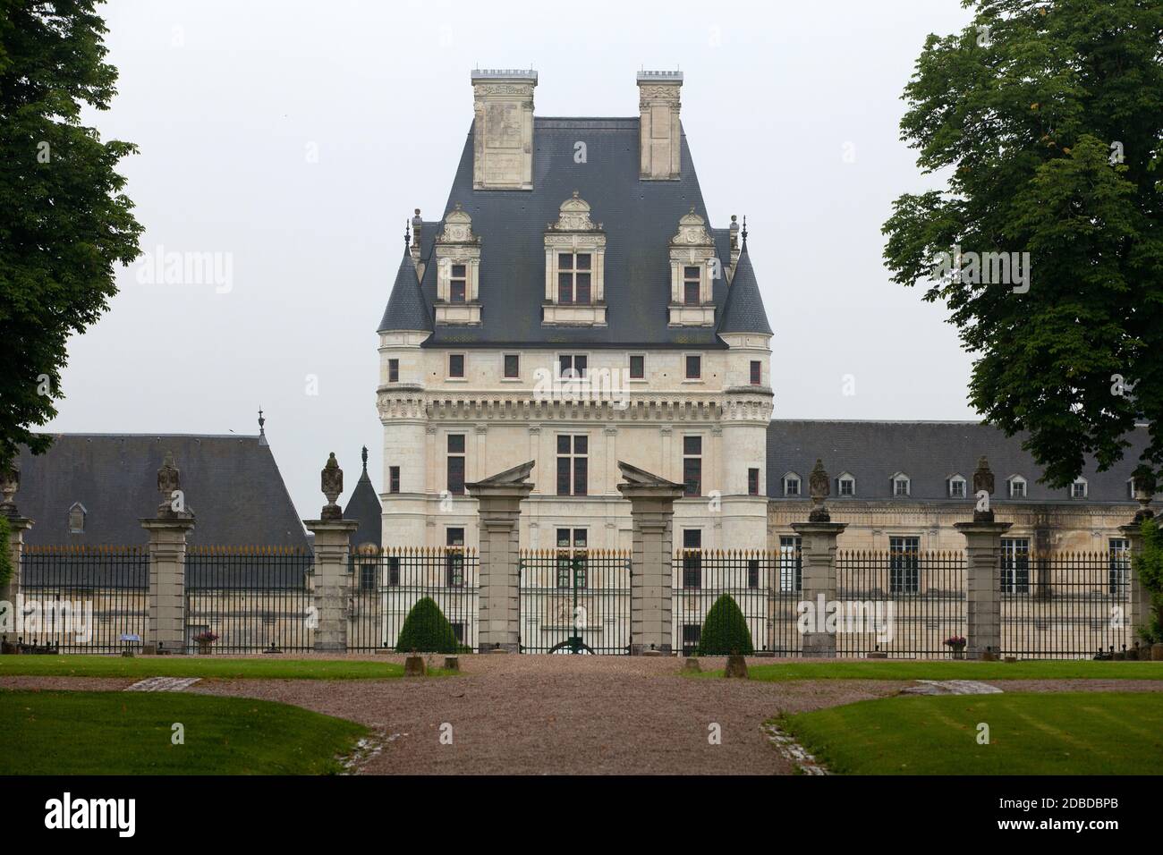 Valencay castle in the valley of Loire, France Stock Photo - Alamy