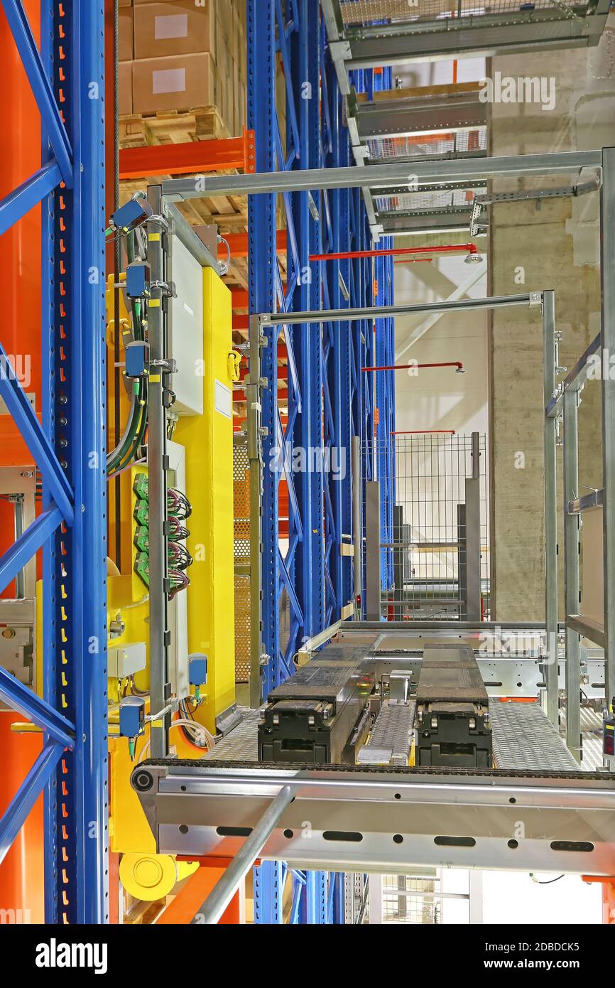 Automated Storage And Retrieval System Shuttle Robotic Forks In