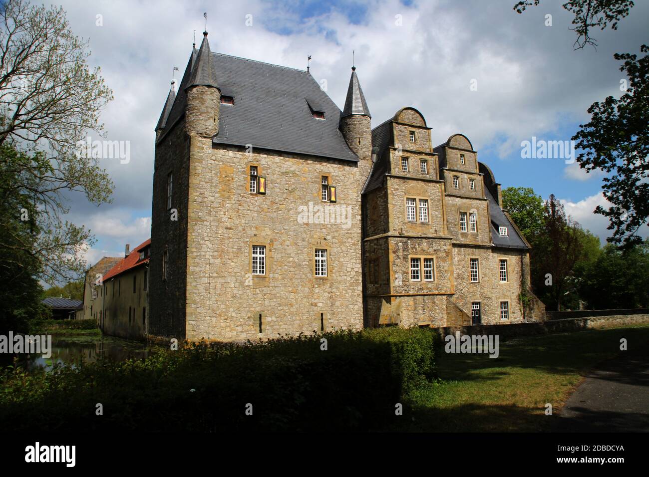An old castle in OsnabrÃ¼ck Stock Photo - Alamy