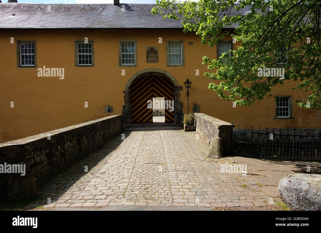 A castle entrance Stock Photo - Alamy