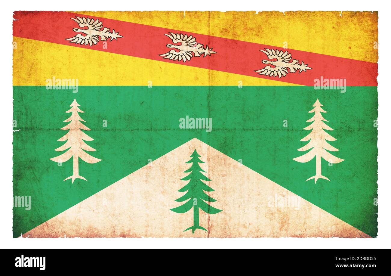 Flag of the French Departement Vosges created in grunge style Stock ...