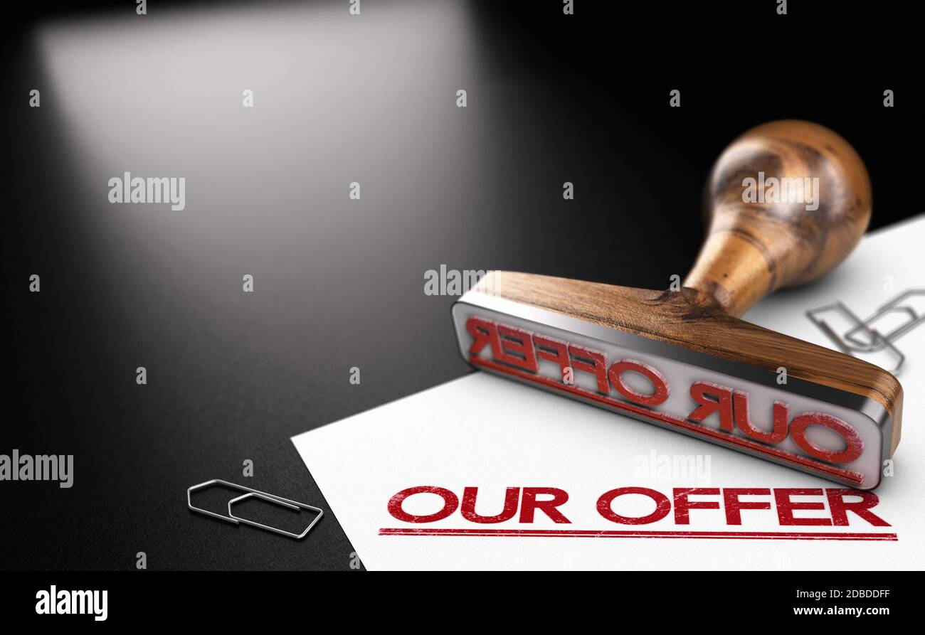 Proposition offer hi-res stock photography and images - Alamy