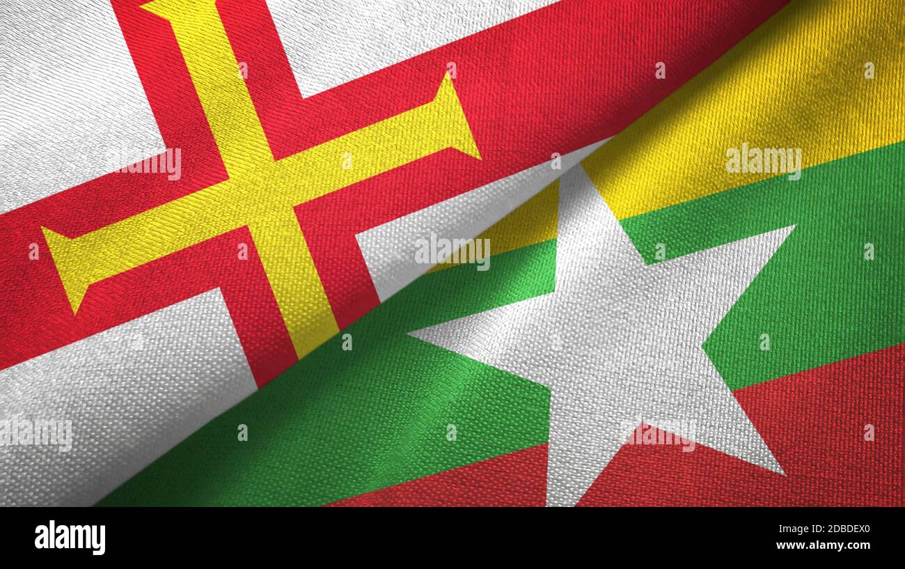 Myanmar guernsey flag hi-res stock photography and images - Alamy