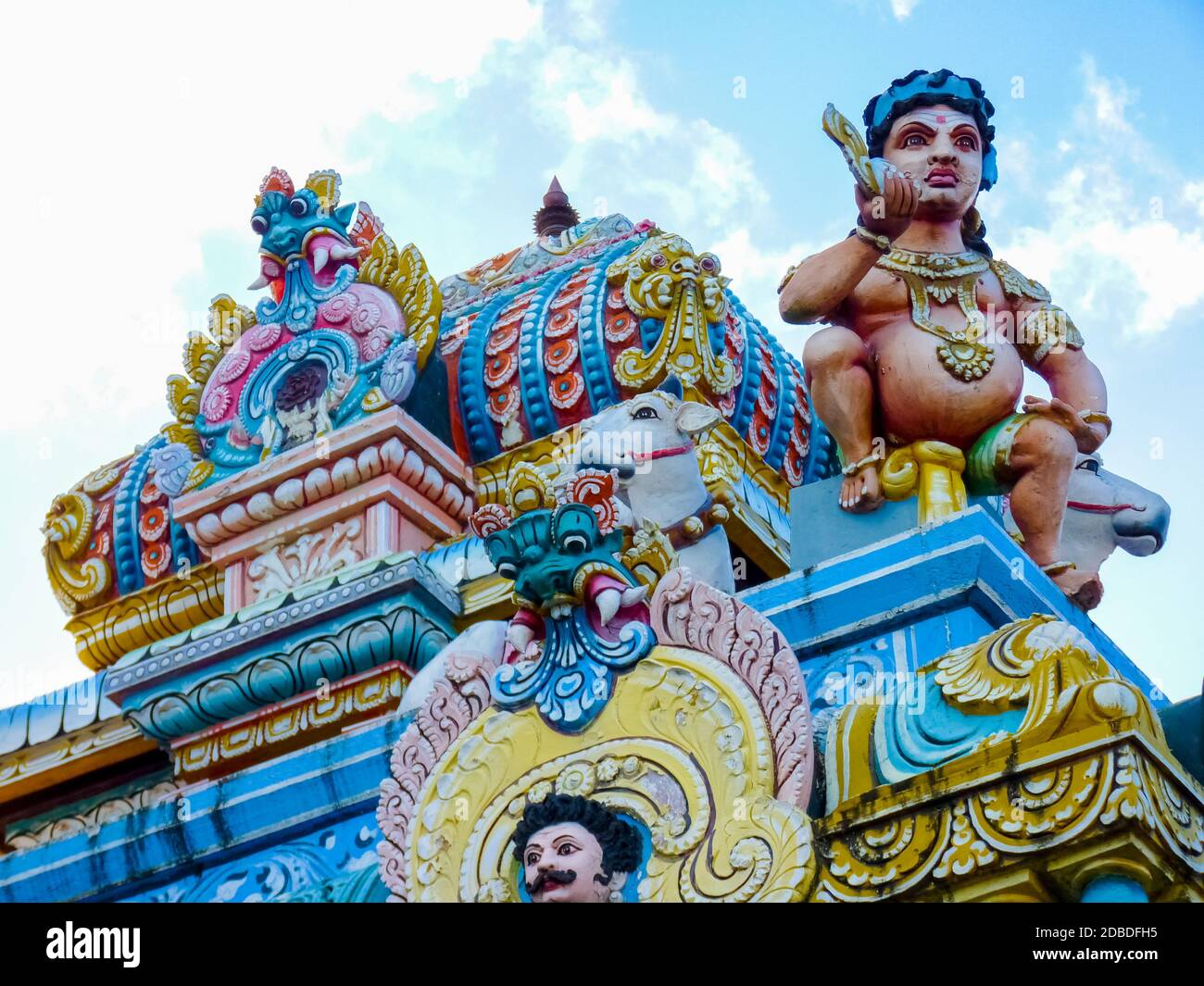 Mauritius tamil hindu temple hi-res stock photography and images - Alamy