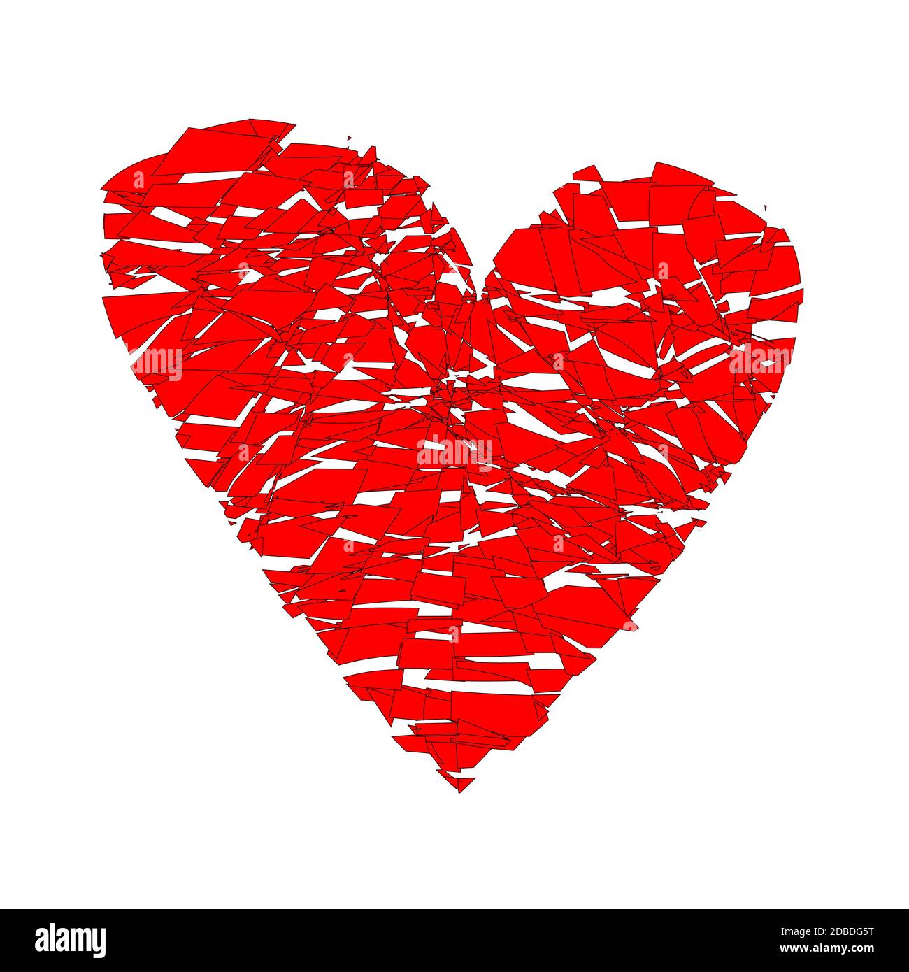 Shattered heart hi-res stock photography and images - Alamy