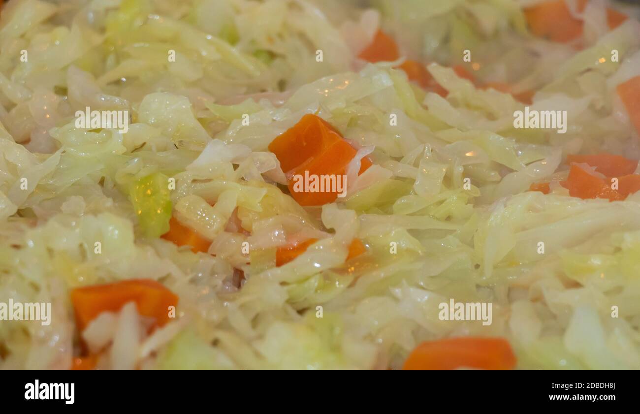 Process cooking vegetables in pan hi-res stock photography and images ...