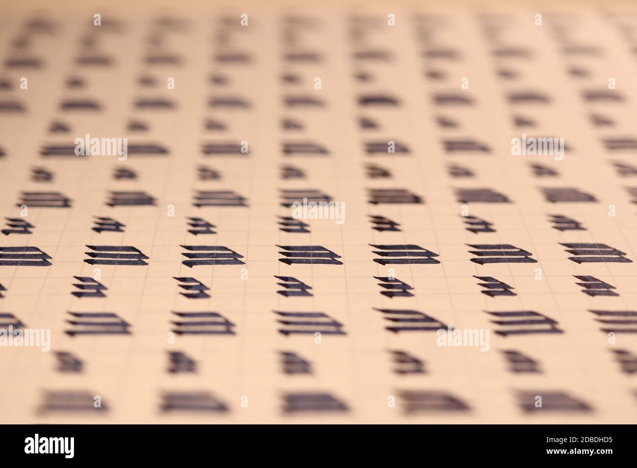 Lettering practice writing worksheet. Handwriting symbol filling ...