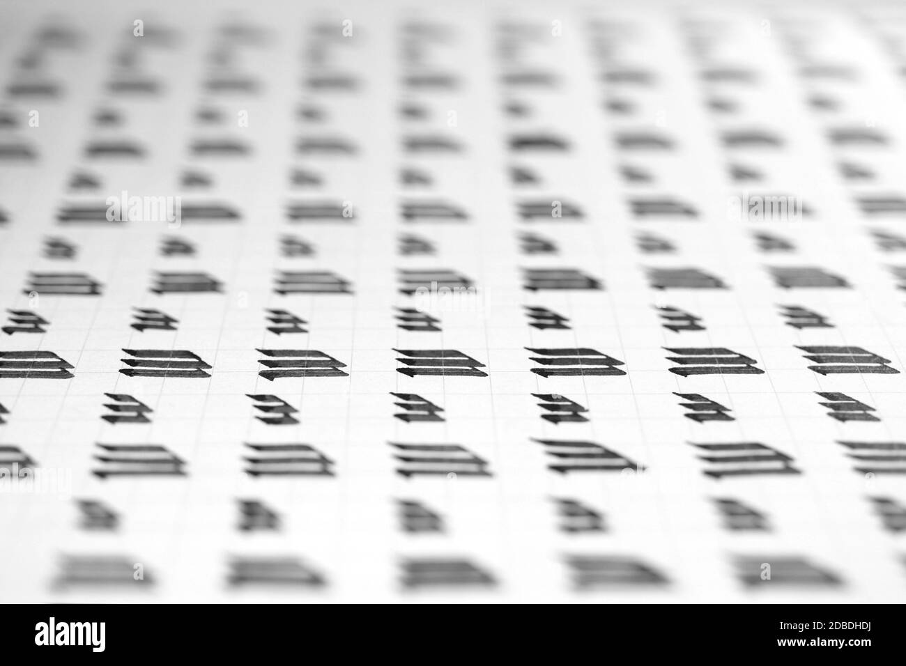 Handwriting black and white symbol filling pattern. Calligraphic letter ...