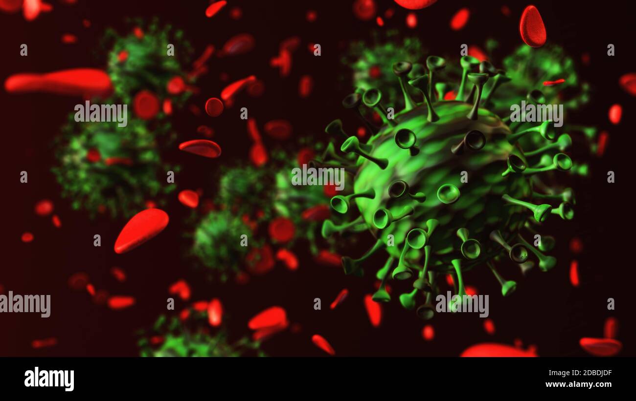 Covid 19. Corona Virus Healthcare Concept. Microbiology And Virology ...