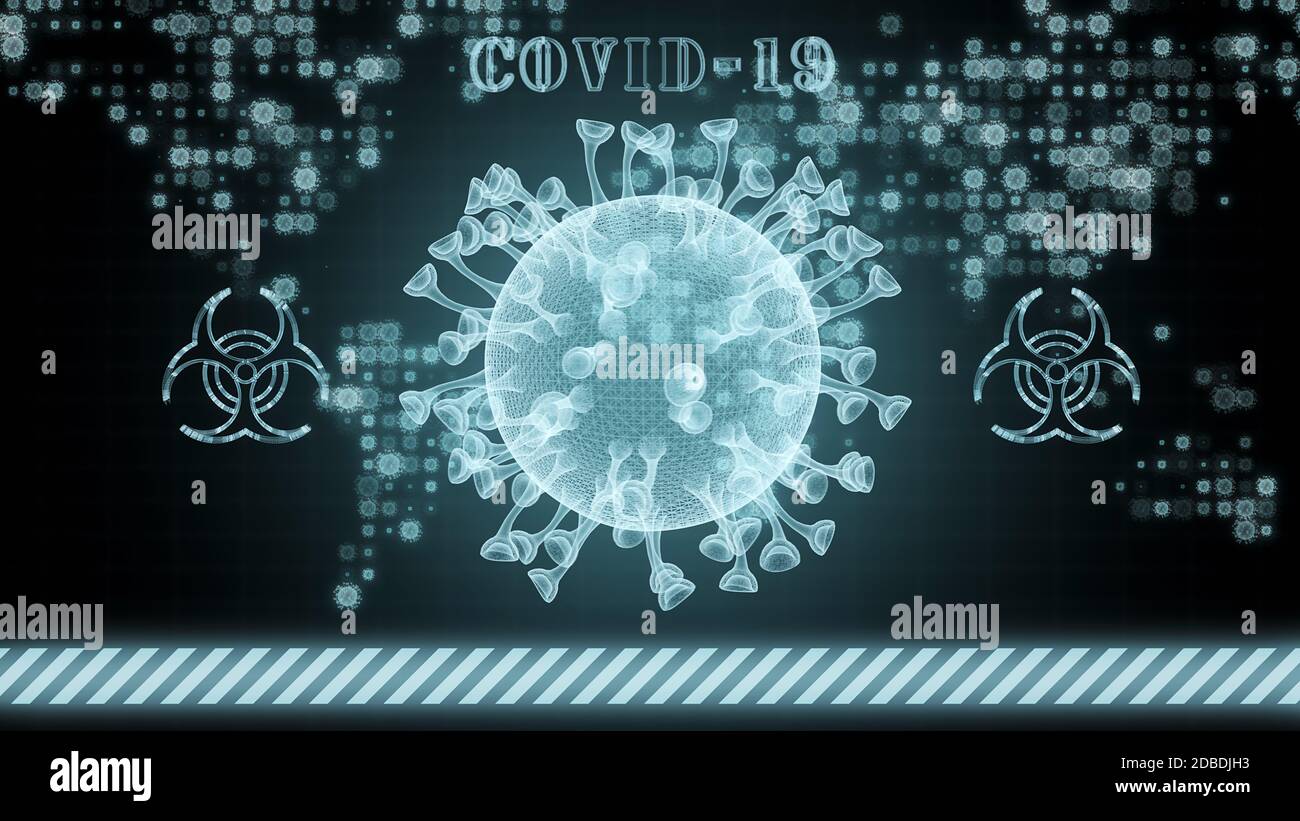 Covid 19. Corona Virus Healthcare Concept. Microbiology And Virology ...