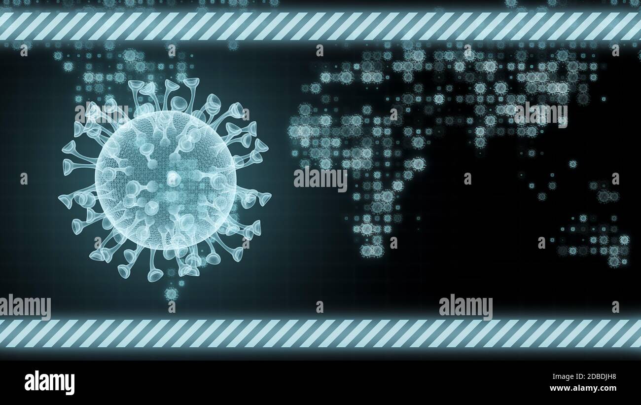 Covid 19. Corona Virus Healthcare Concept. Microbiology And Virology ...