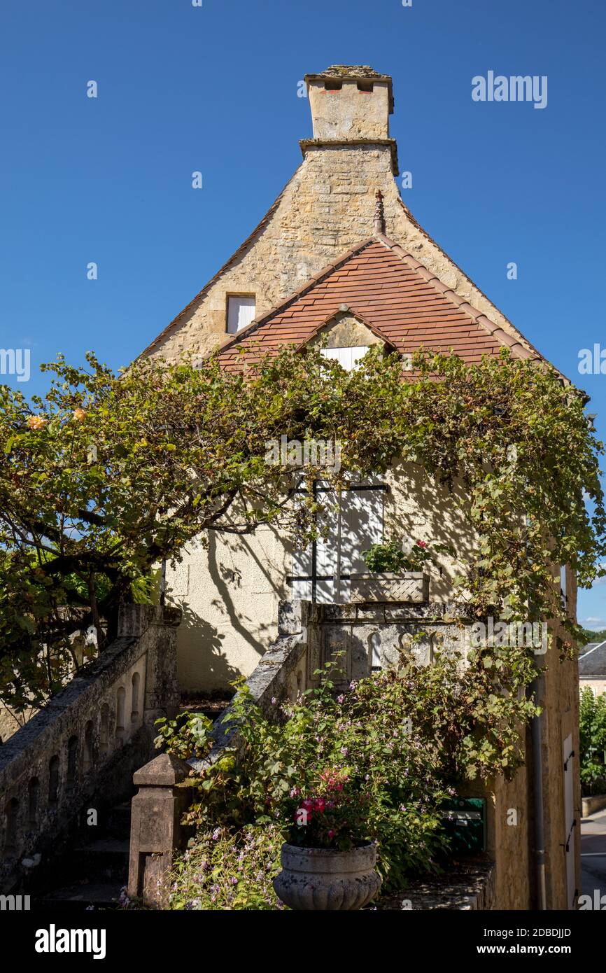 The Village of Carlux in Dordogne valley, Aquitaine, France Stock Photo ...