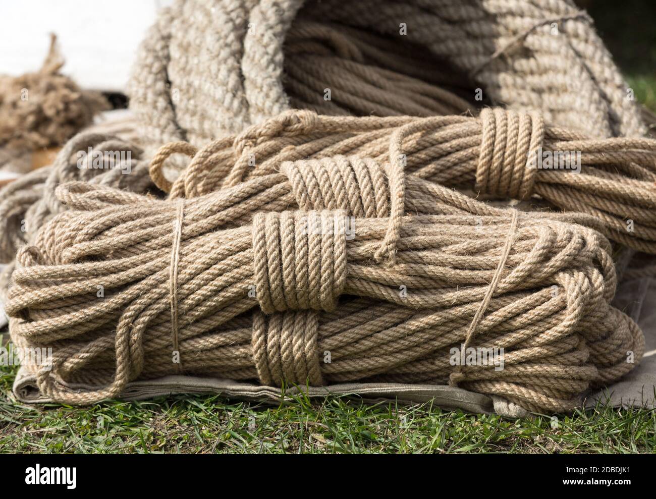 coil of rope Stock Photo - Alamy