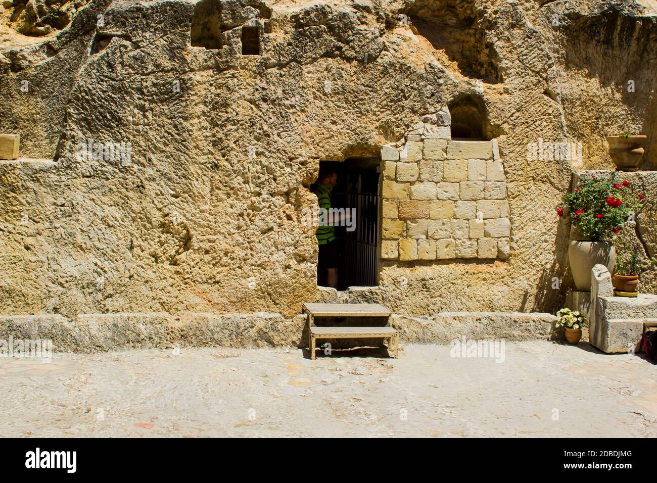 May 2018 The Garden Tomb or Sepulchre Jerusalem Israel the traditional ...