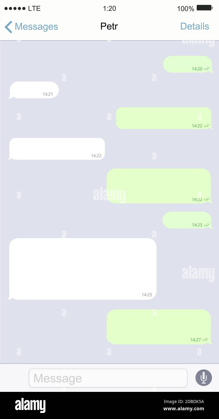 Vector modern chatting window. Social network concept Stock Vector ...