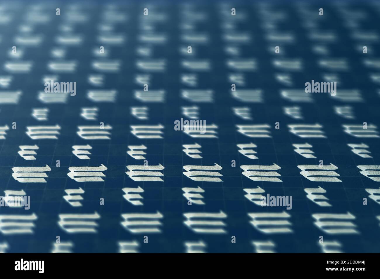 Lettering white on dark blue practice writing worksheet. Handwriting ...