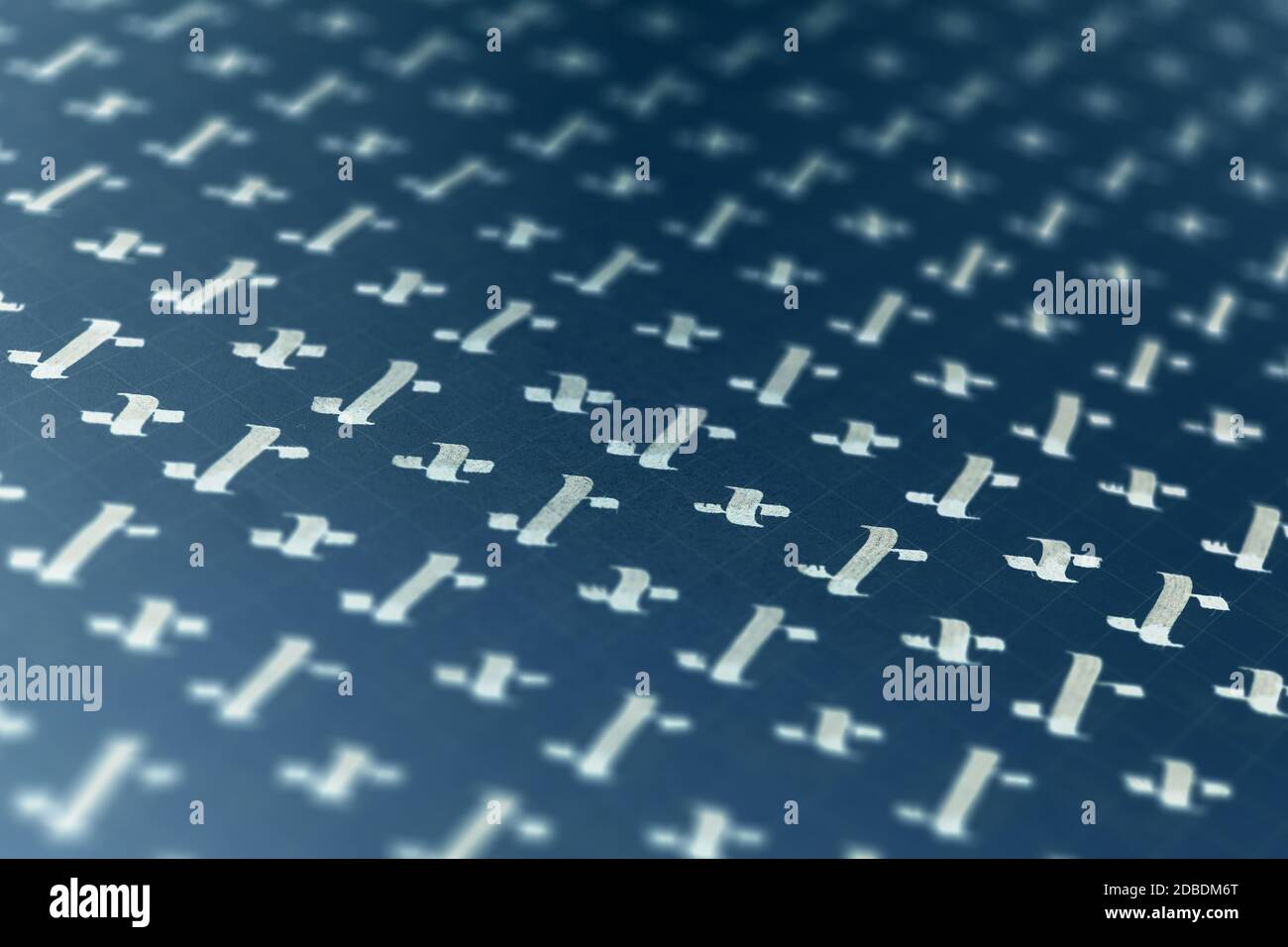 Lettering white on dark blue practice writing worksheet. Handwriting ...