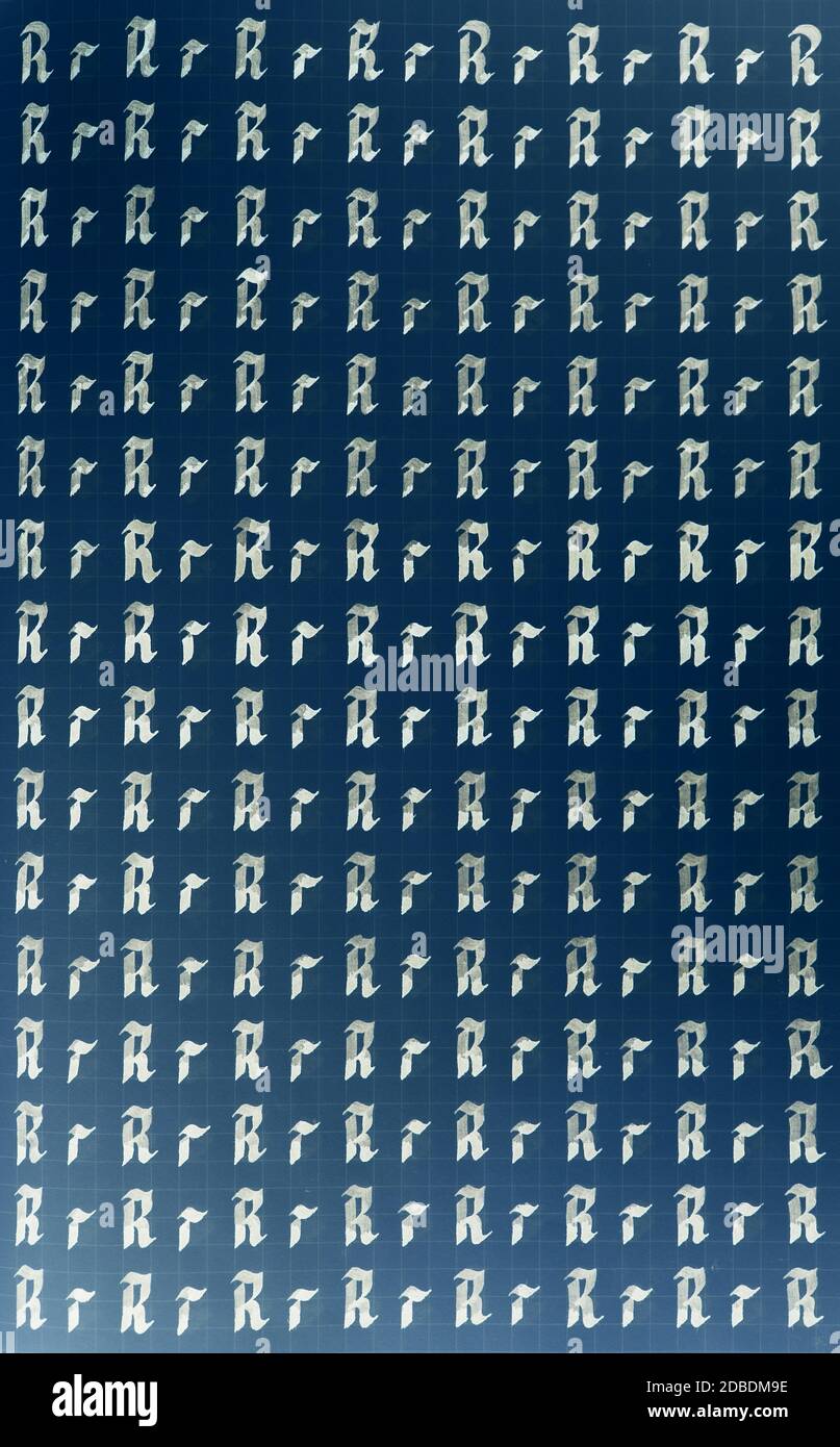 Lettering white on dark blue practice writing worksheet. Handwriting ...