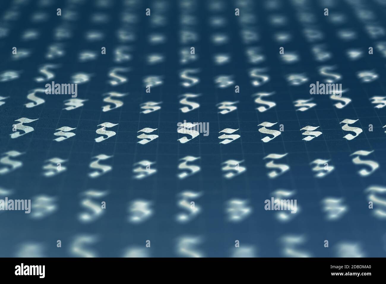 Lettering white on dark blue practice writing worksheet. Handwriting ...