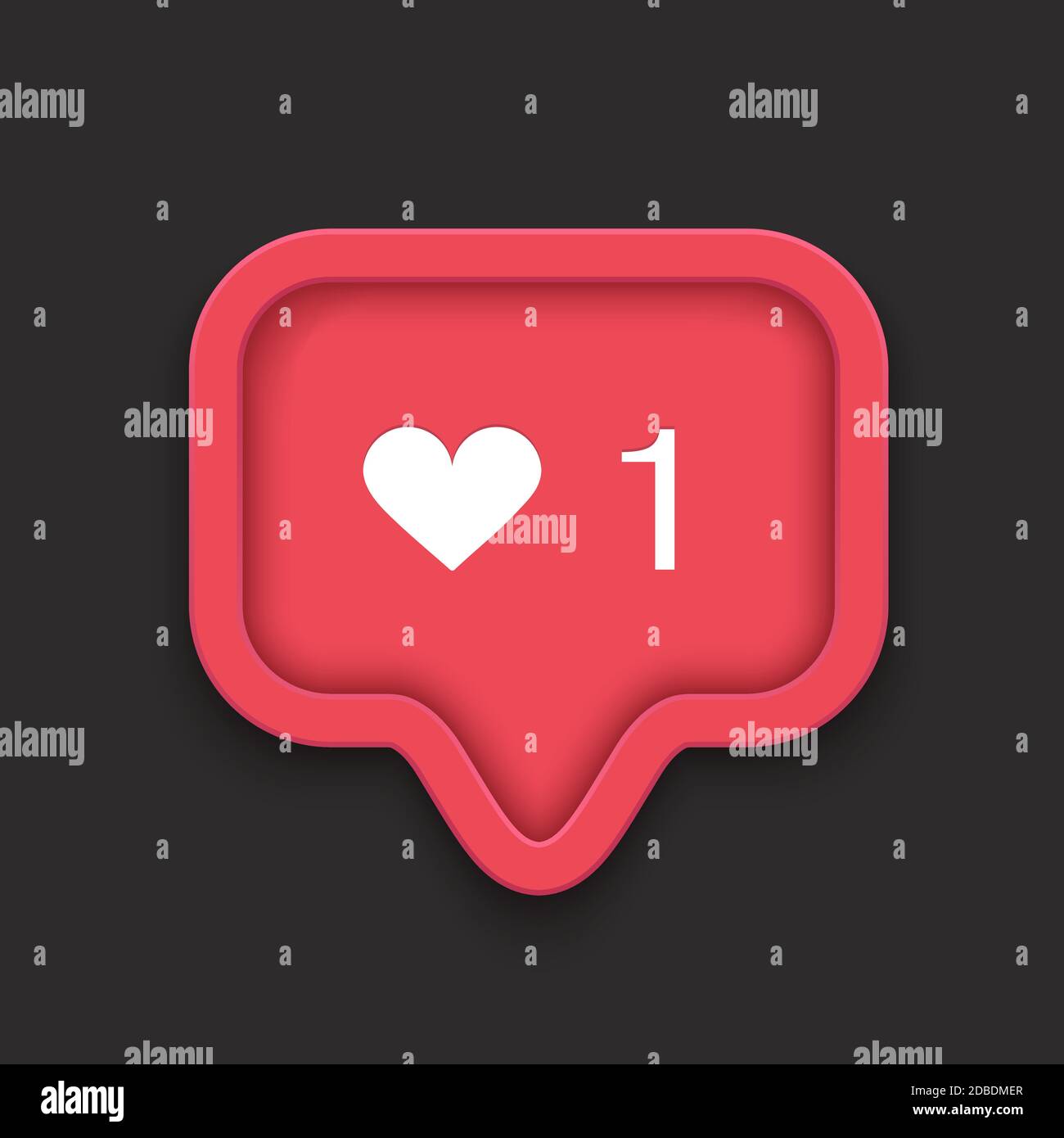 vector modern like pink icon background Stock Vector Image & Art - Alamy