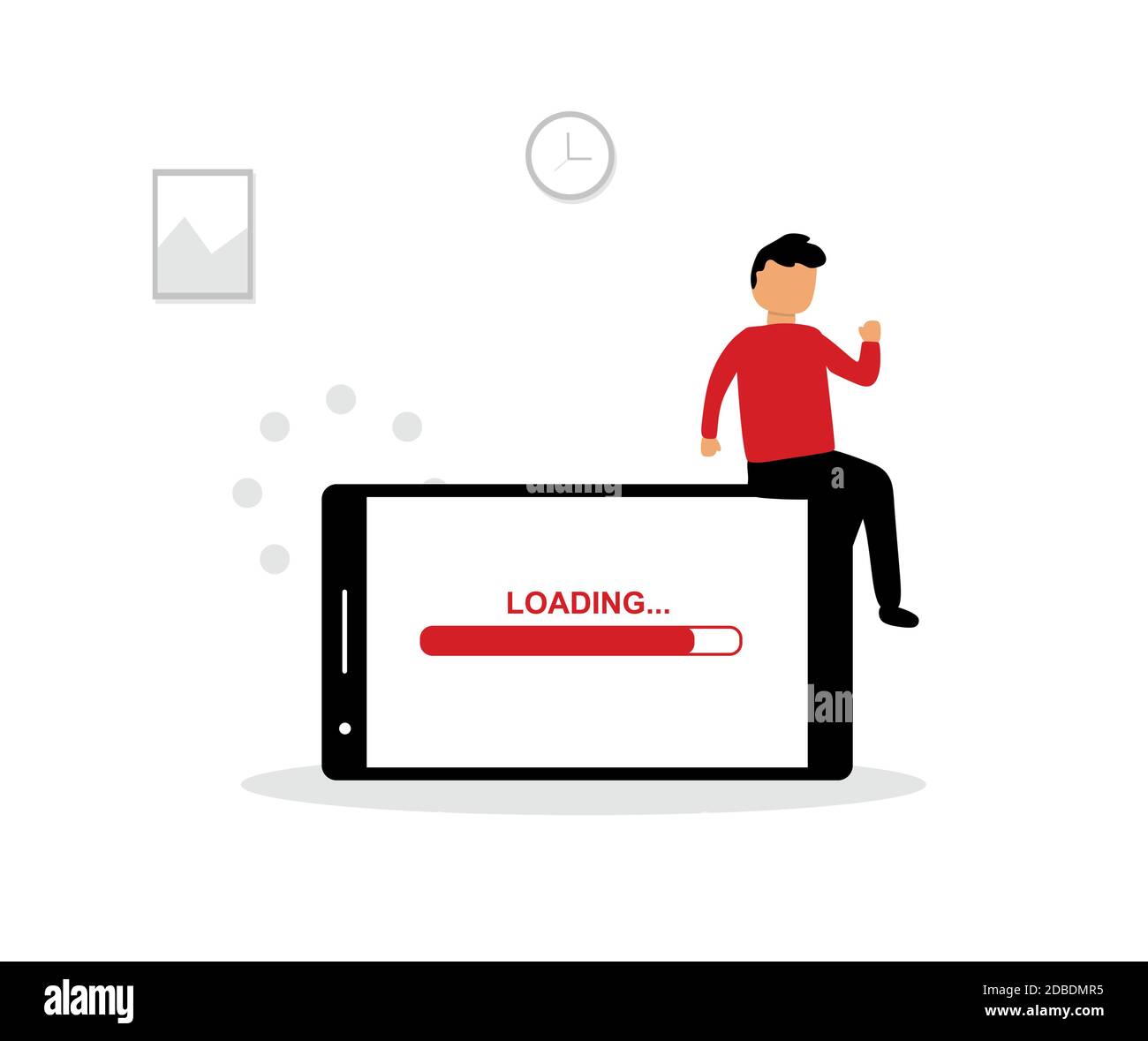 design about loading concept illustration Stock Vector Image & Art - Alamy